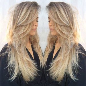 51 Beautiful Long Layered Haircuts - StayGlam