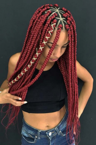41 Pretty Triangle Braids Hairstyles You Need to See - StayGlam - StayGlam