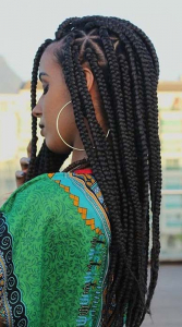 41 Pretty Triangle Braids Hairstyles You Need to See - StayGlam - StayGlam