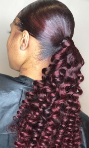 23 New Ways to Wear a Weave Ponytail - StayGlam - StayGlam