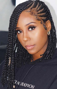 43 Cool Ways to Wear Feed In Cornrows - StayGlam - StayGlam