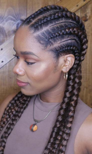 43 Cool Ways to Wear Feed In Cornrows - StayGlam - StayGlam
