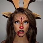 25 Deer Makeup Ideas for Halloween 2019 - StayGlam