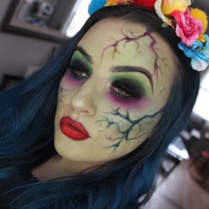 41 Unique Halloween Makeup Ideas from Instagram - StayGlam - StayGlam