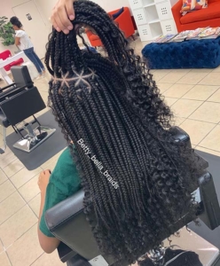 41 Pretty Triangle Braids Hairstyles You Need to See - StayGlam - StayGlam