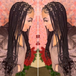 41 Pretty Triangle Braids Hairstyles You Need to See - StayGlam - StayGlam