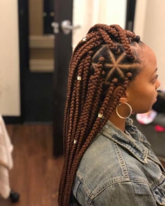 41 Pretty Triangle Braids Hairstyles You Need to See - StayGlam - StayGlam