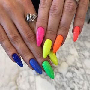 43 Colorful Nail Art Designs That Scream Summer - Page 4 of 4 - StayGlam