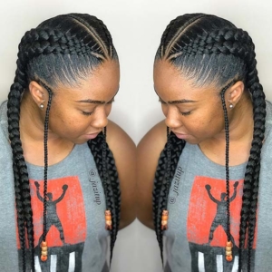 43 Most Beautiful Cornrow Braids That Turn Heads - StayGlam - StayGlam